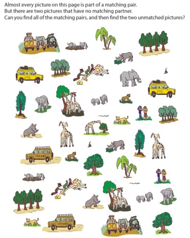 Matching pairs: Safari – Mongabay Kids