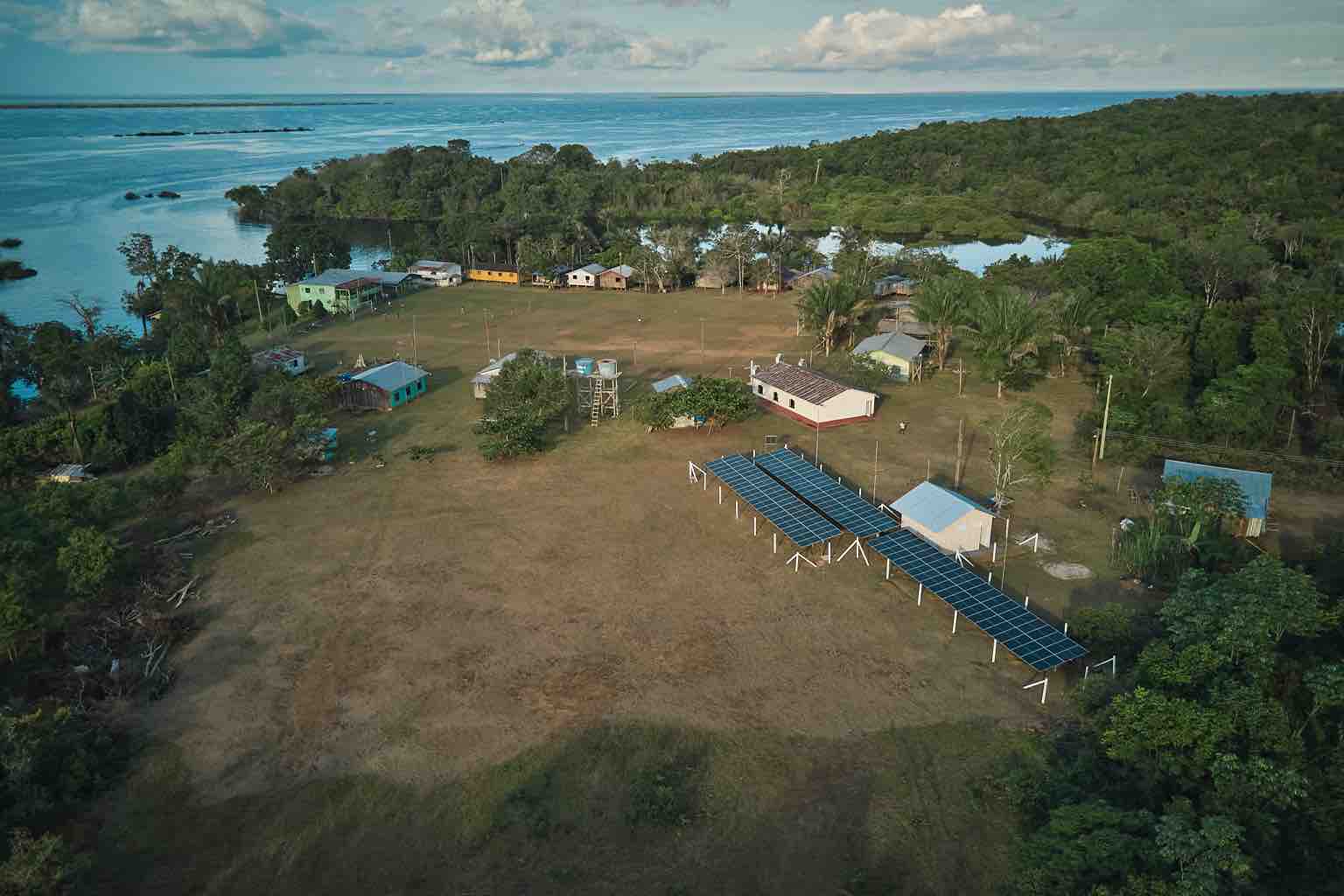 The sun helps power this remote rainforest community in Brazil ...