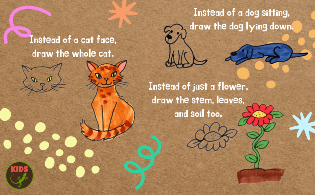 Practice your nature doodles – try a new view! – Mongabay Kids